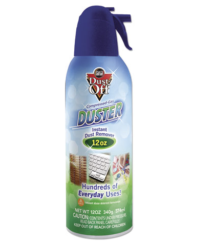 Keyboard Cleaner Air Spray Dust-Off Disposable Compressed Gas Duster ...
